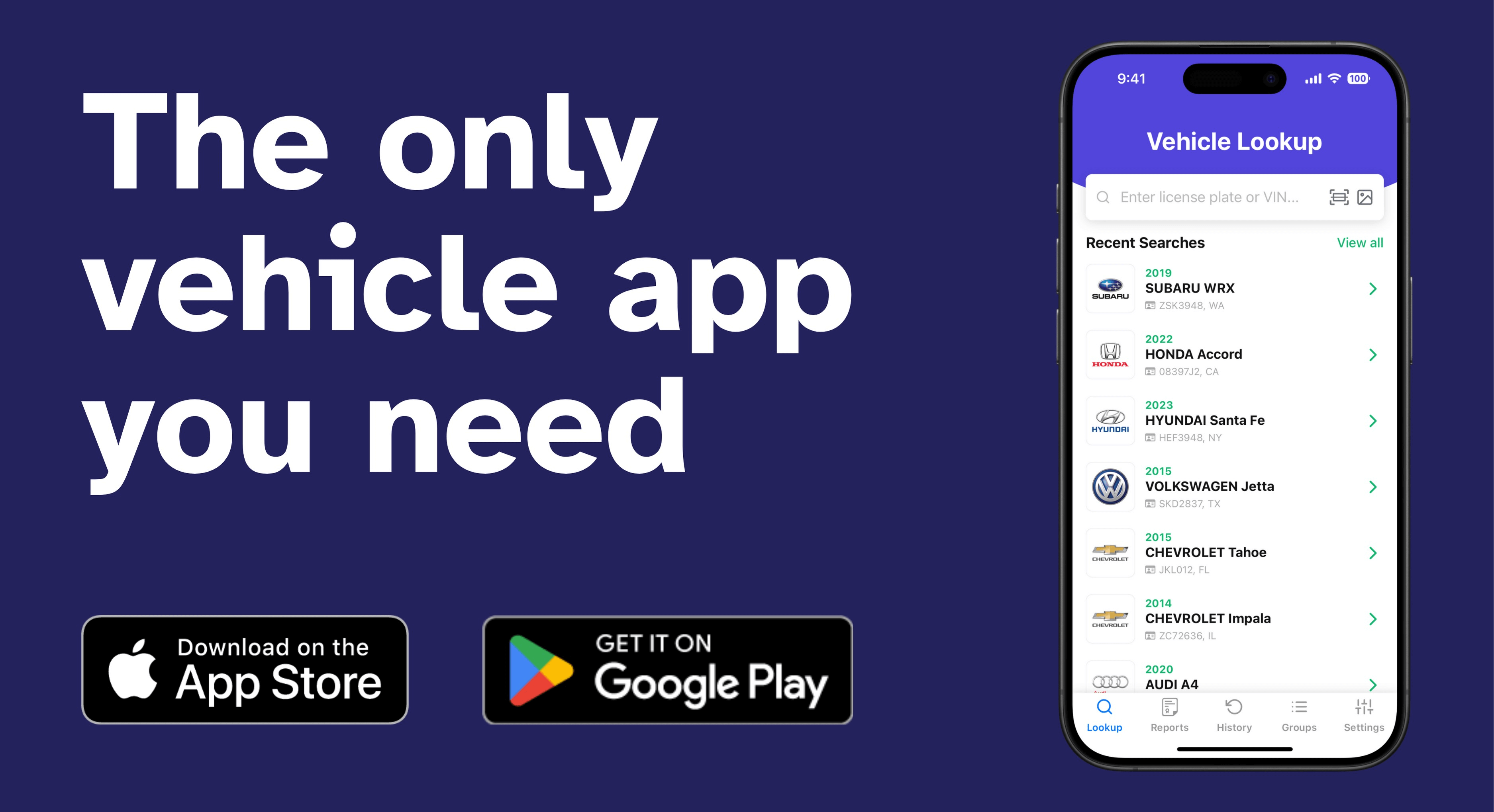 Plate Lookup - Free License Plate & VIN Check